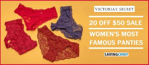 Victoria’s Secret Coupon Code 20 off $50 2023 | SavingChief